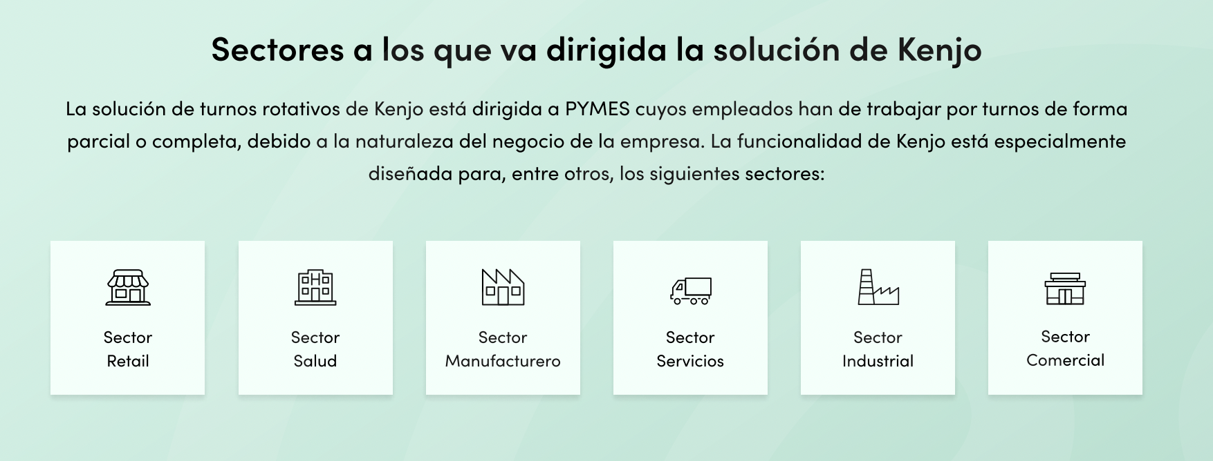 Presentación del software de turnos rotativos de Kenjo